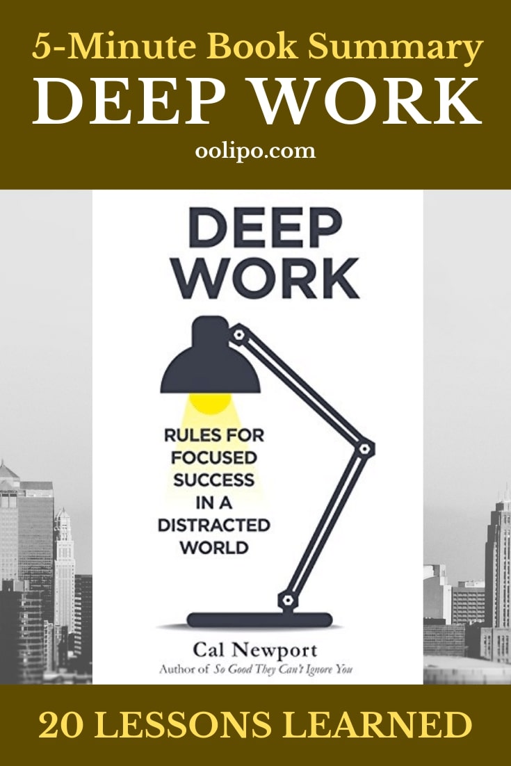 Deep Work Summary (5 Minutes): 20 Lessons Learned & PDF Download