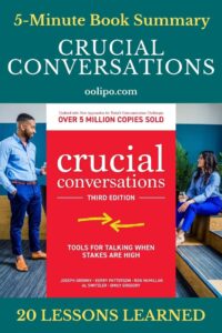 Crucial Conversations Summary (5 Minutes): 20 Lessons Learned & PDF