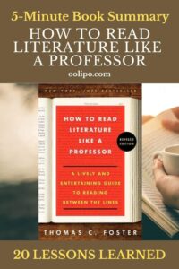 How to Read Literature Like a Professor Summary (5 Minutes): 20 Lessons ...
